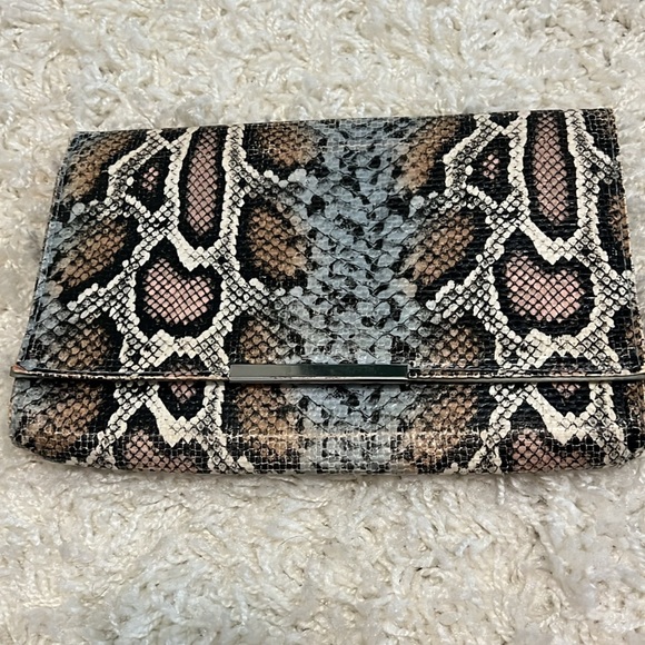 H&M | Bags | Hm Snake Print Clutch | Poshmark